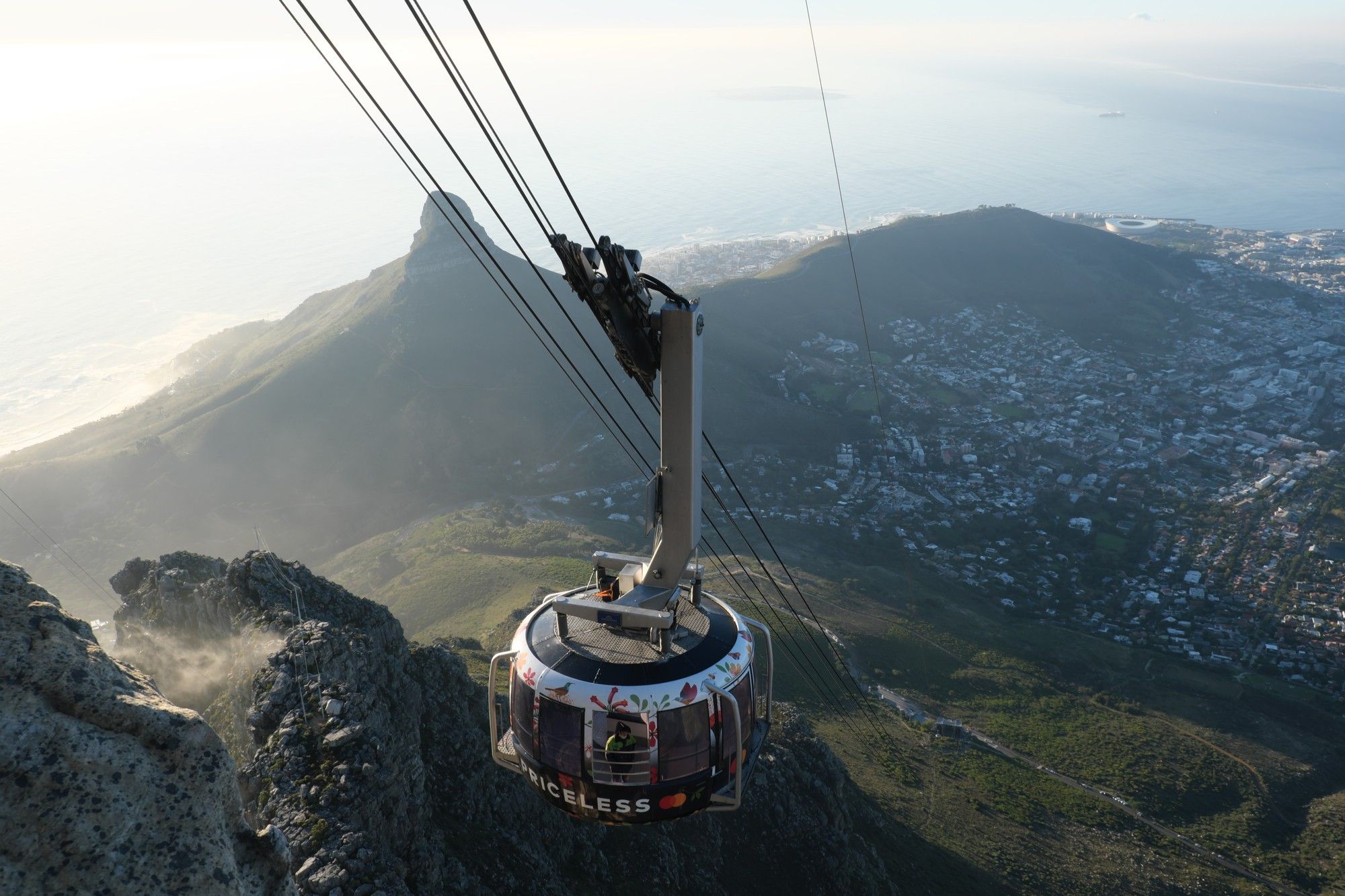 Table Mountain Aerial Cableway Company assists with township tourism