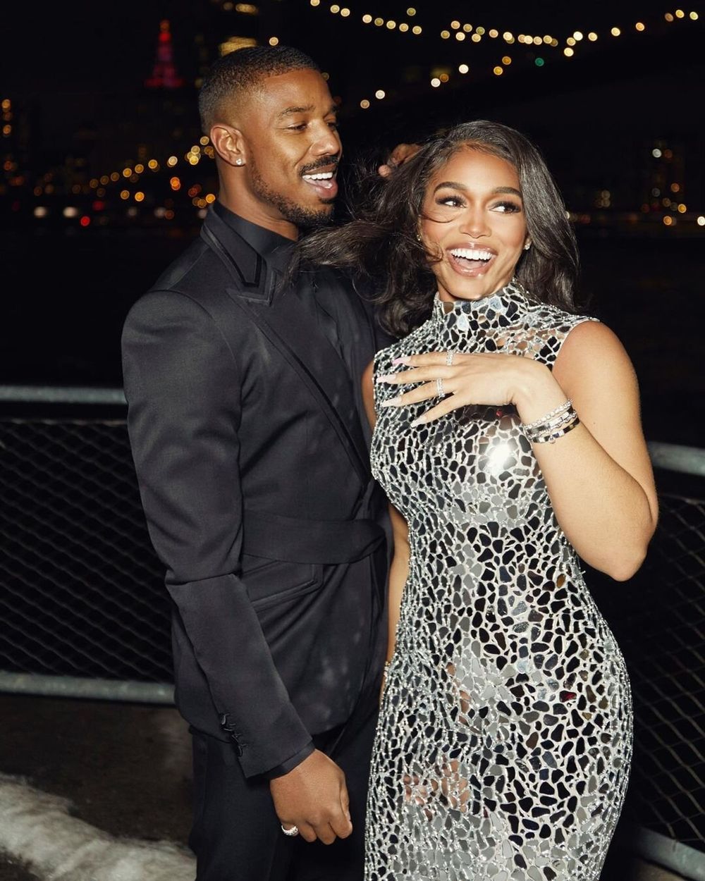 Michael B Jordan says split from Lori Harvey was his 'very first public ...