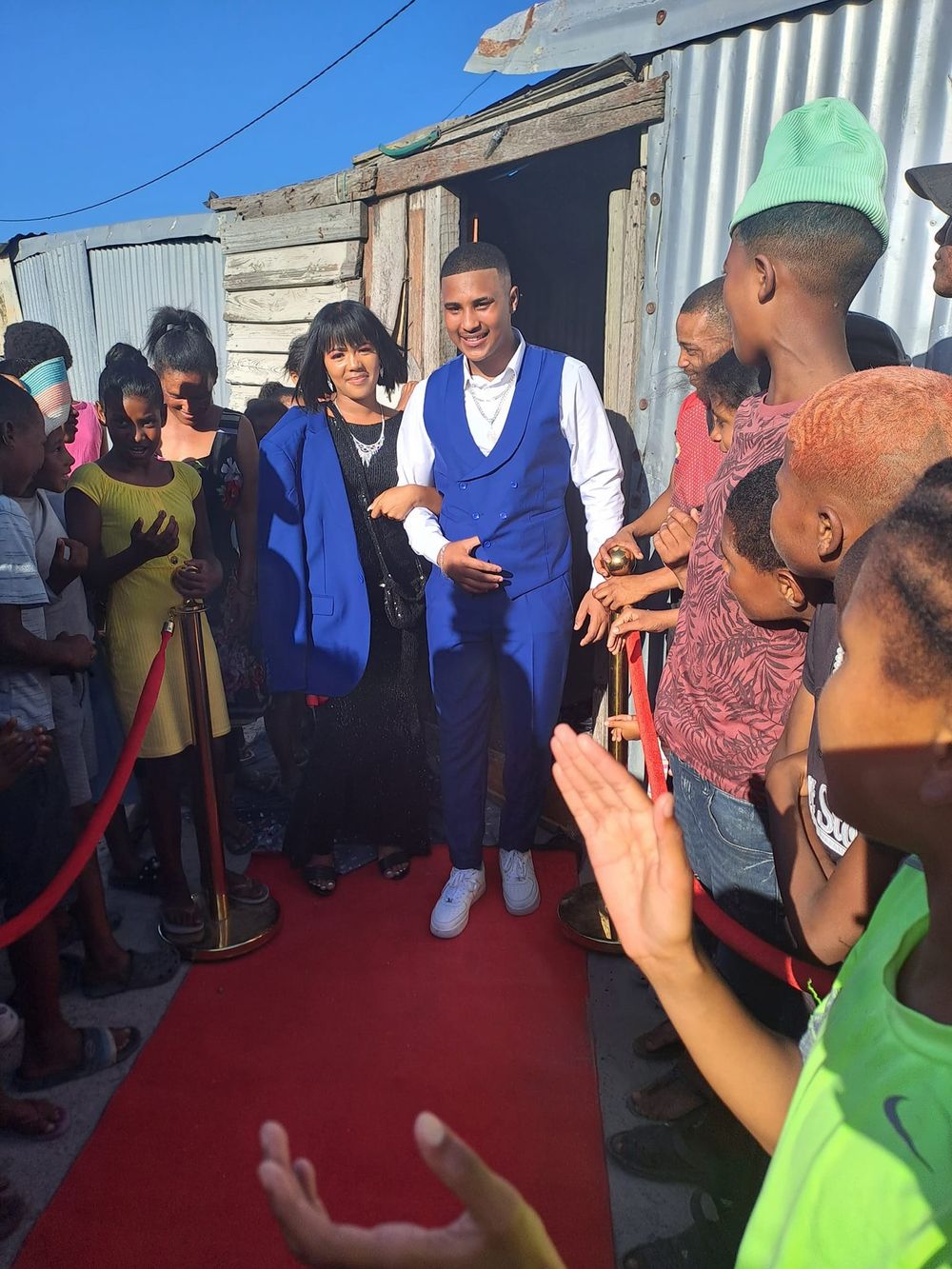 Blikkies to bling: Shack town’s matrics beat odds to have fabulous ball