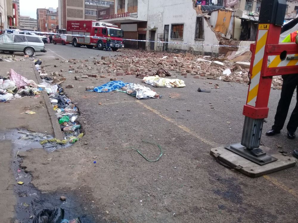 Doornfontein wall collapse: City blasted over 'unsafe' accommodation