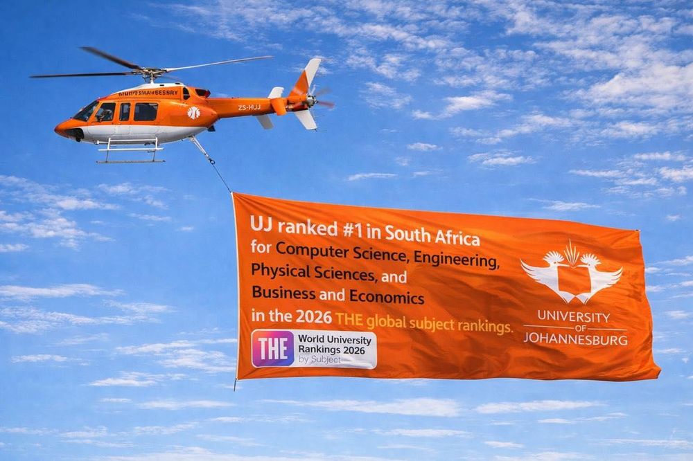 UJ ranked number one in South Africa in four subjects in 2026 Times ...