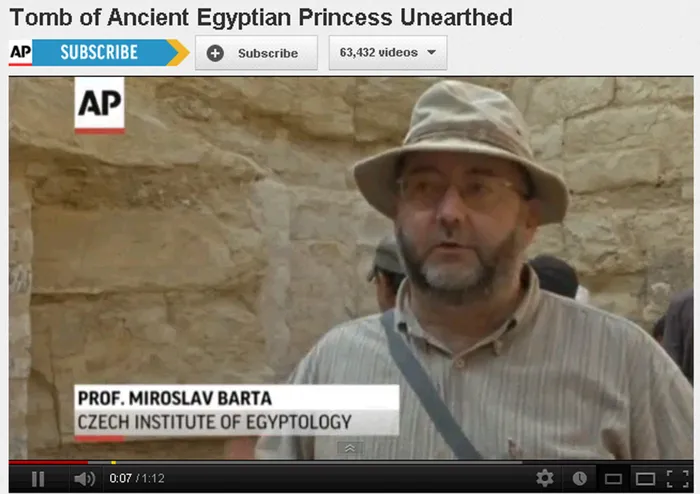 Video: tomb of Pharaonic princess unearthed