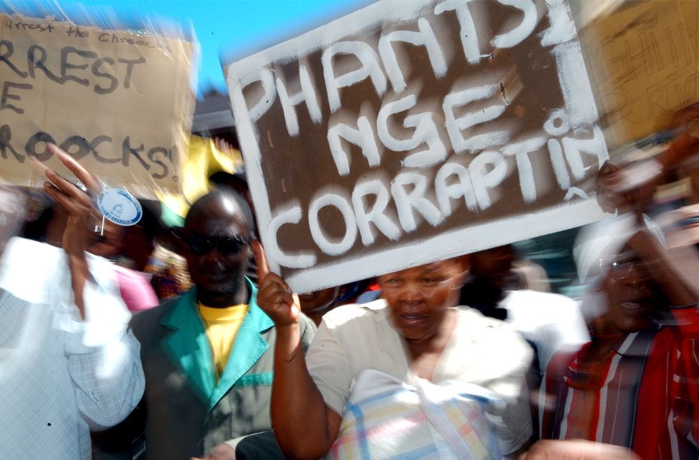 Corruption Perceptions Index shows five-year decline for RSA