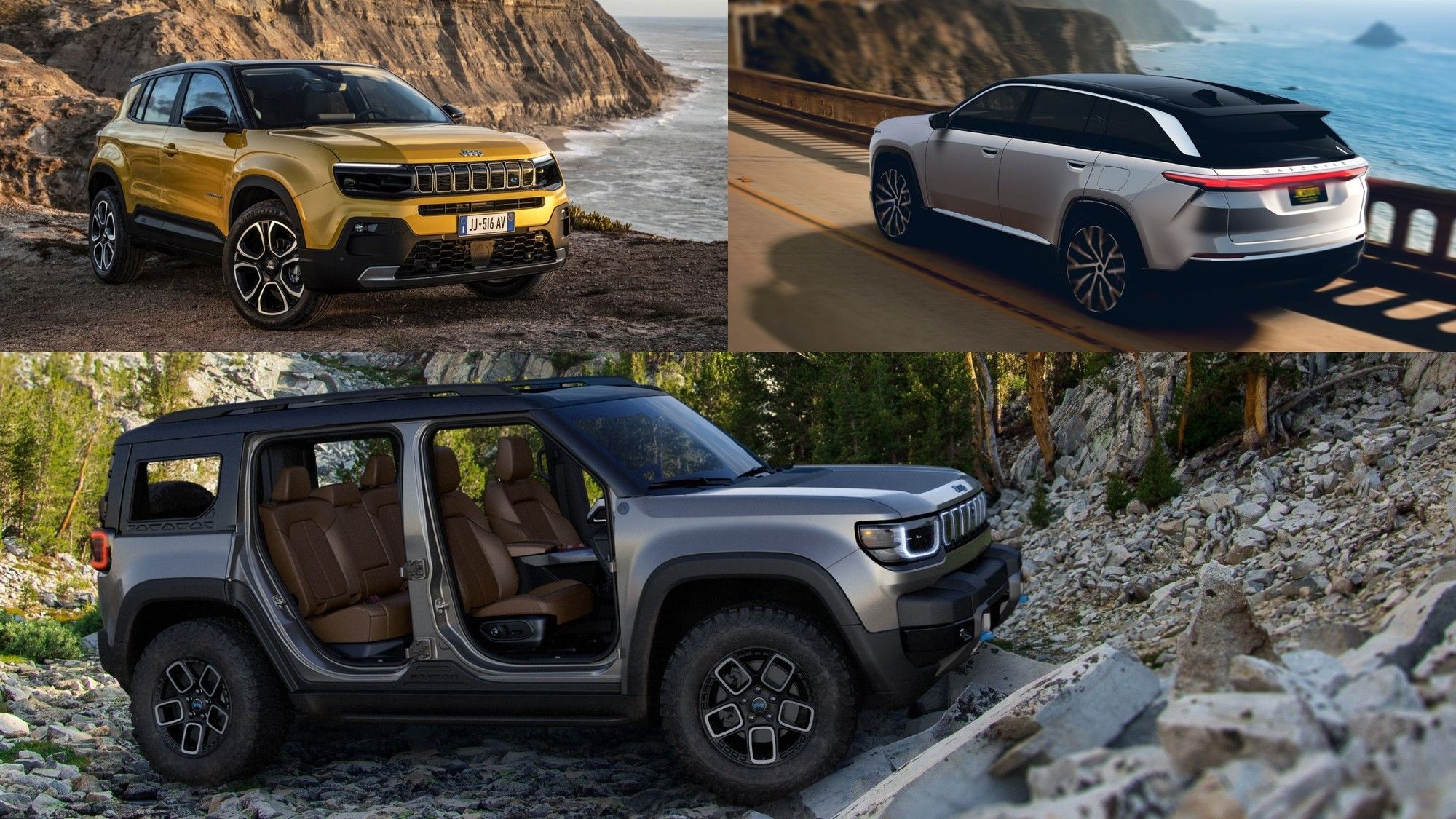 Jeep previews its electric future by unveiling three brand new SUV models