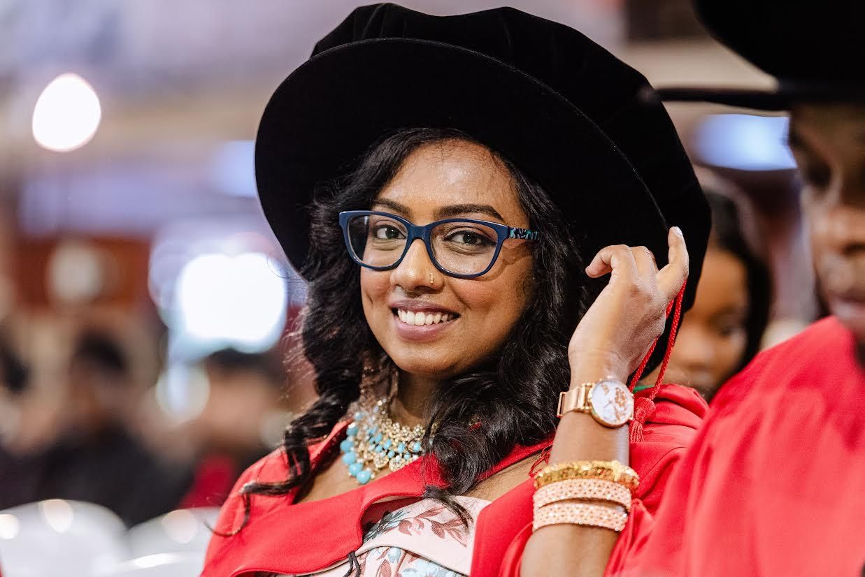 Dr Shavani Naicker is UKZN's youngest PhD graduate