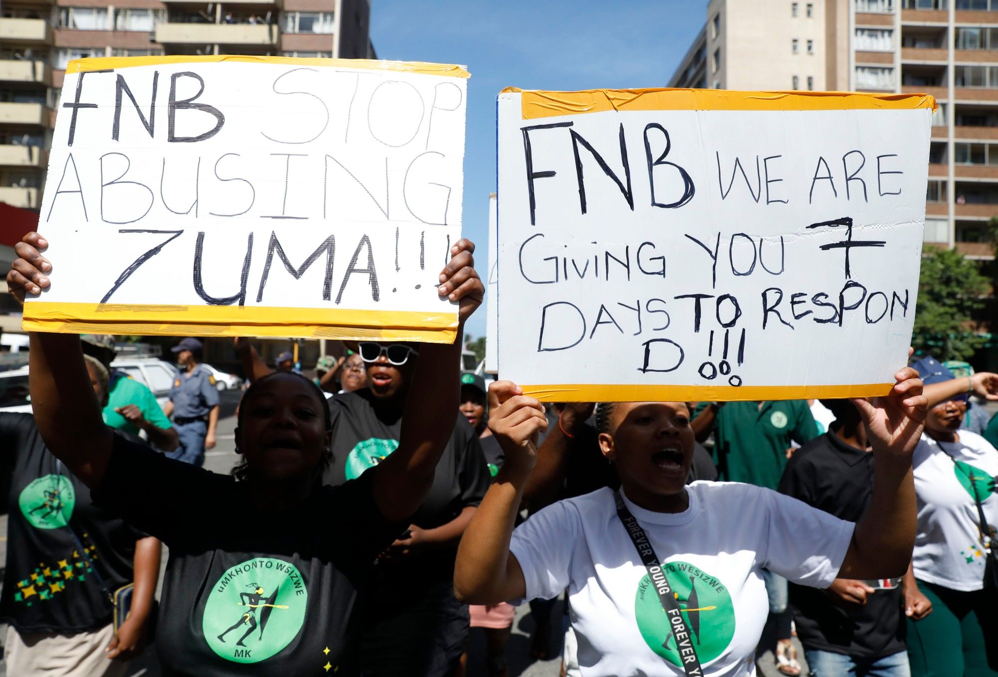MK Party gives FNB 7 days to ‘open’ Zuma’s accounts