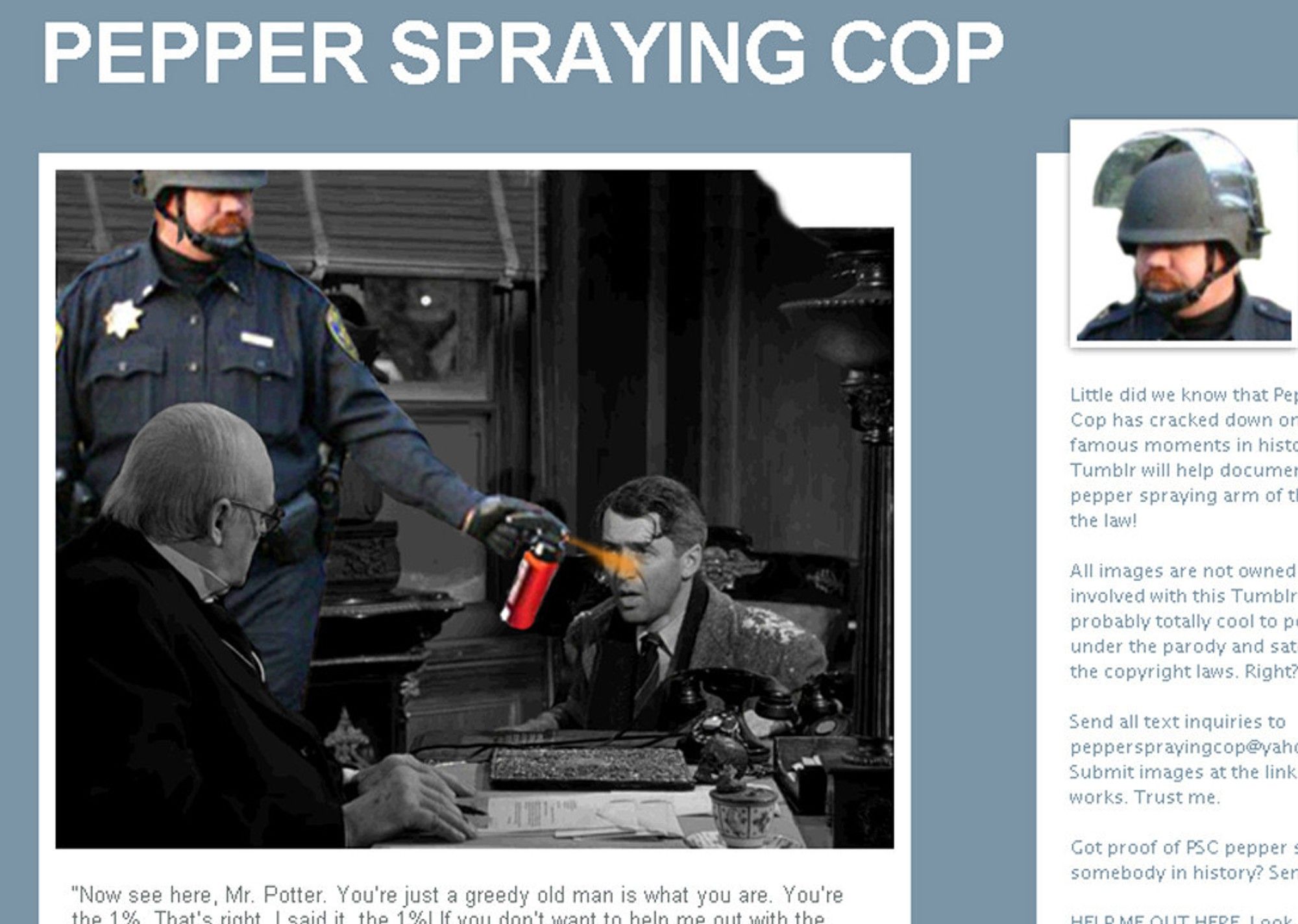Pepper-spraying cop video goes viral