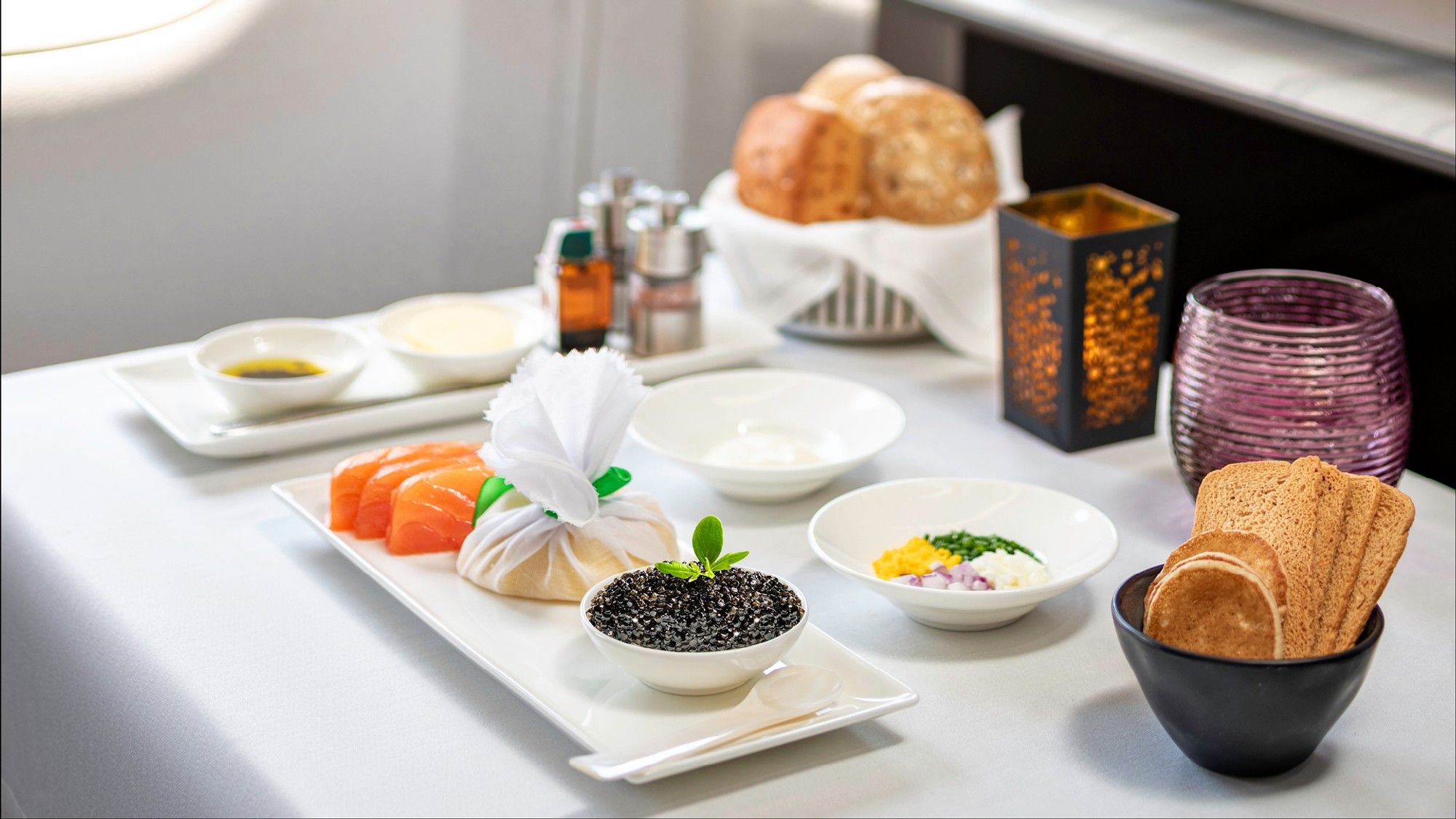 Airline elevates business class experience by offering caviar on flights