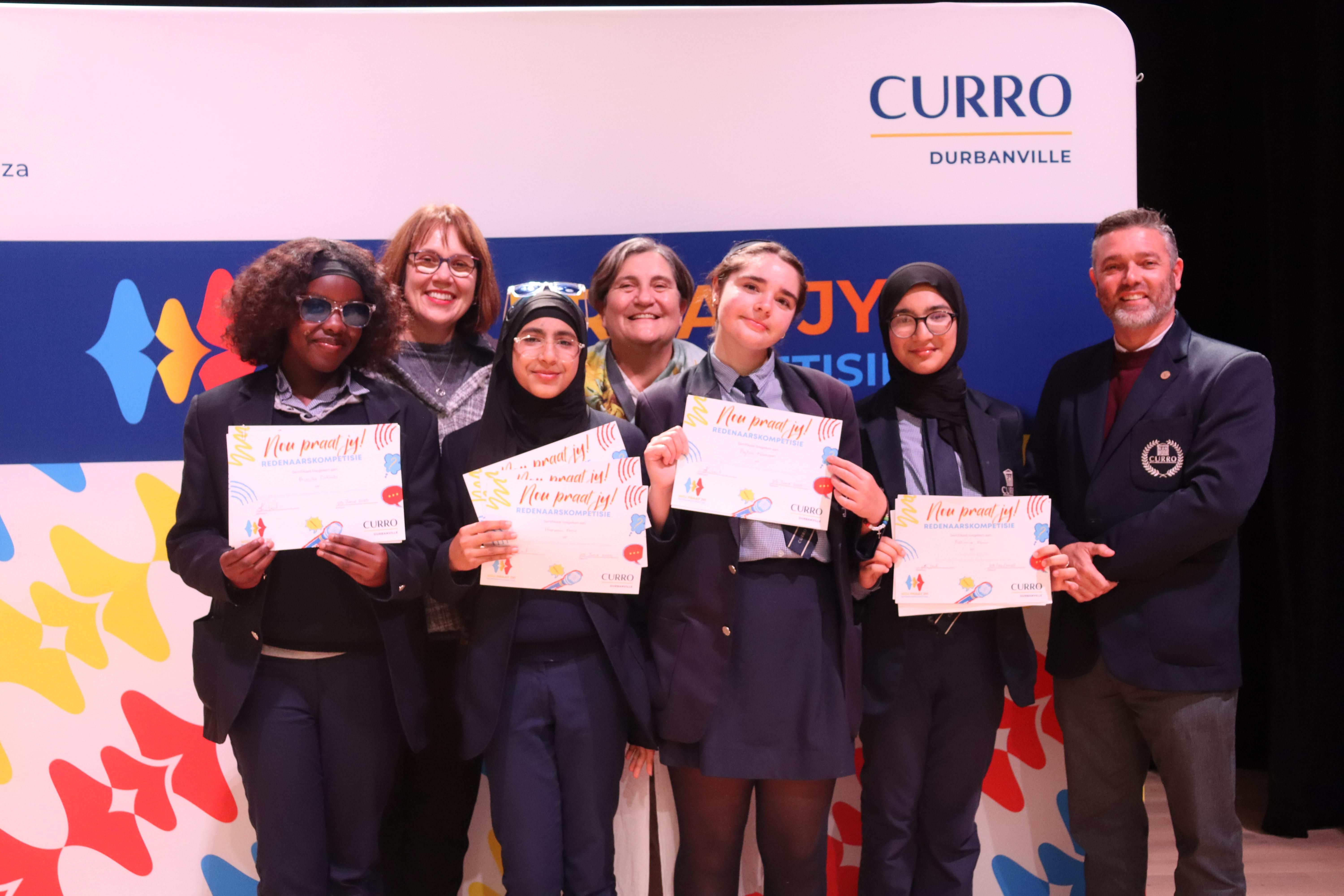 Curro Century City pupils excel in national public speaking competition