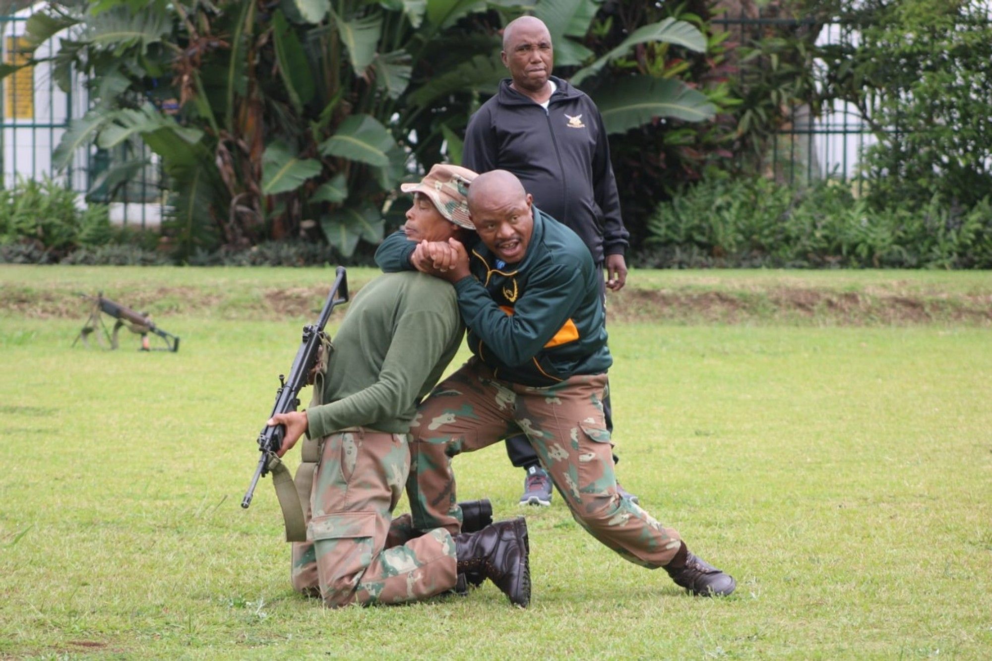 LOOK: SANDF’s Light Infantry unit based in Durban receive hand-to-hand ...
