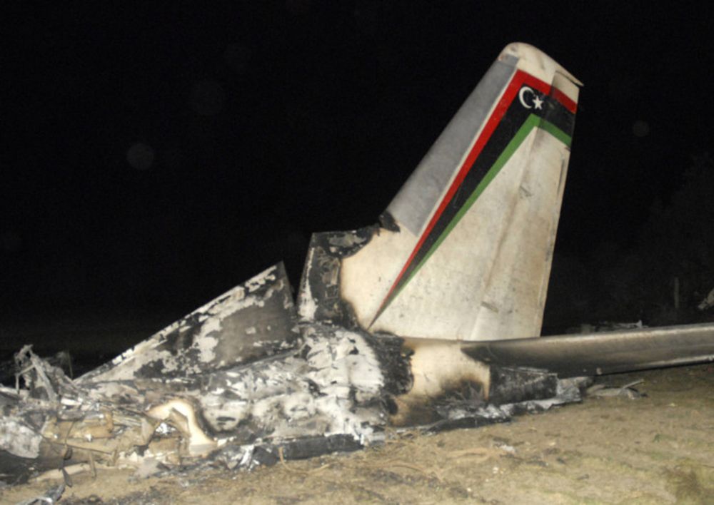 Libyan military plane crashes in Tunisia