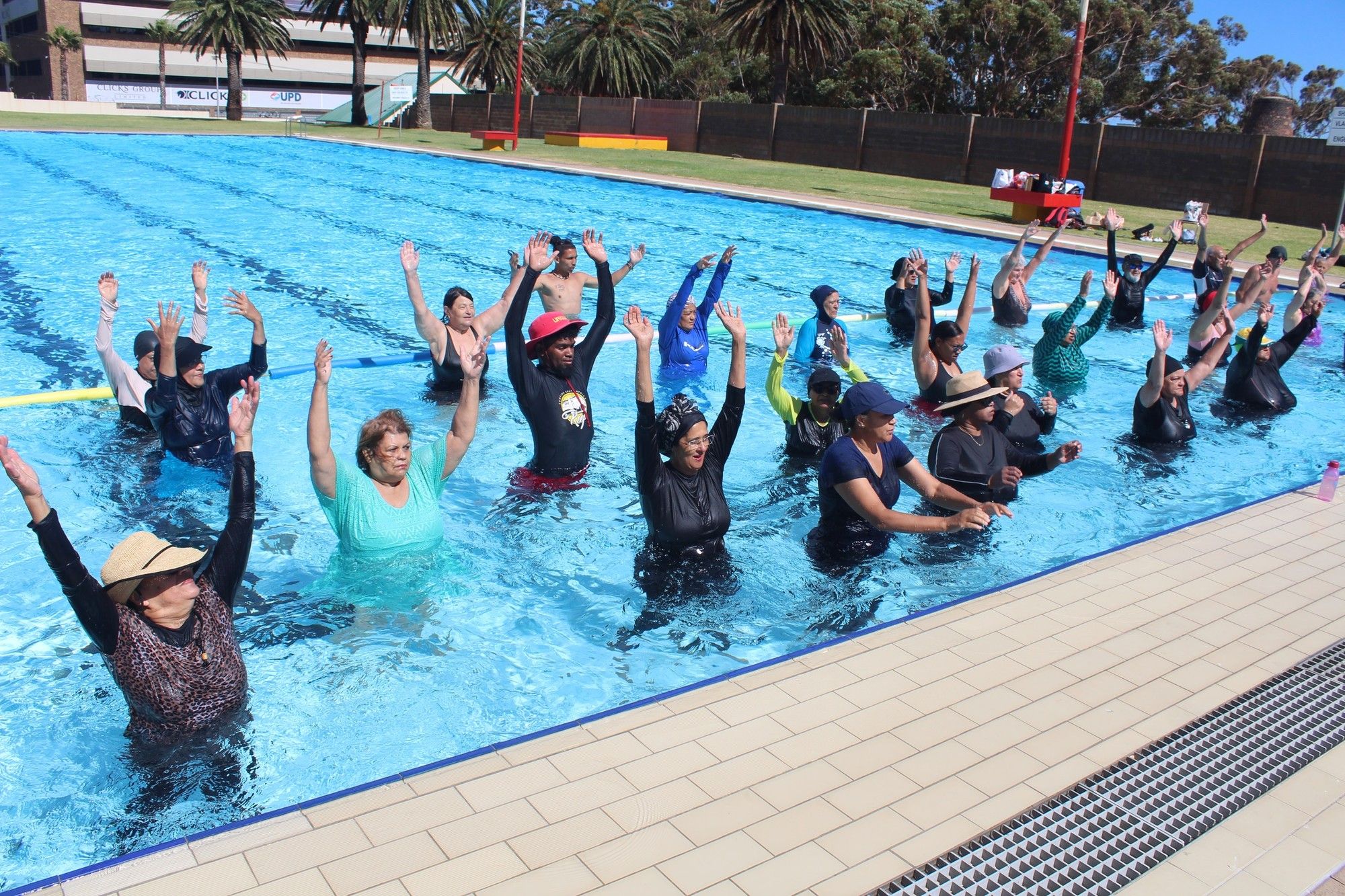 Aqua aerobics brings seniors together at Trafalgar pool