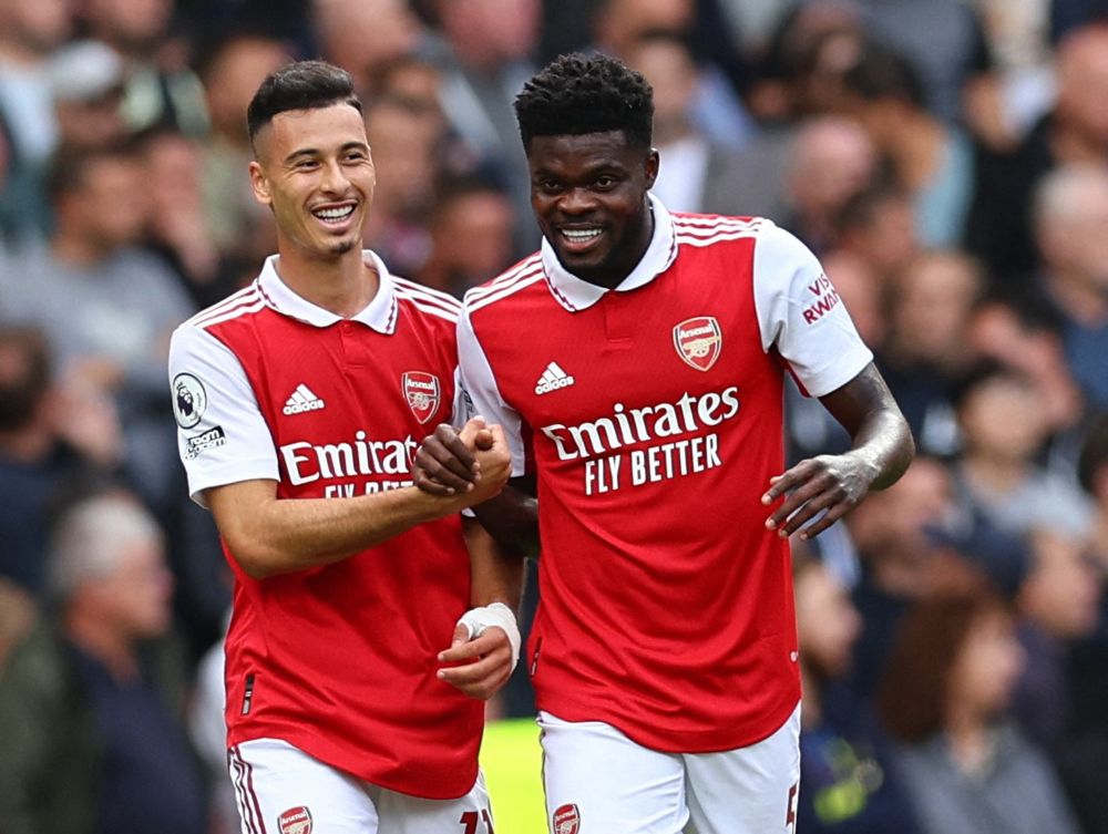 Partey time: Prem leaders Arsenal gun down rivals Spurs in derby