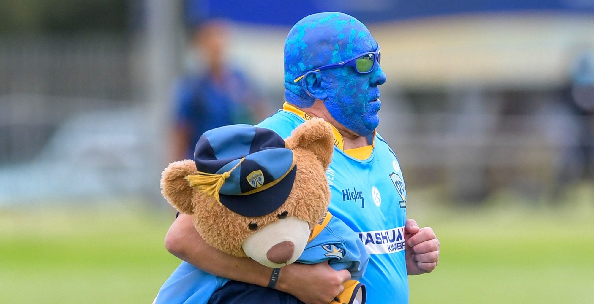 City’s ‘Blue Smurf’ dons war paint for Classic Clashes