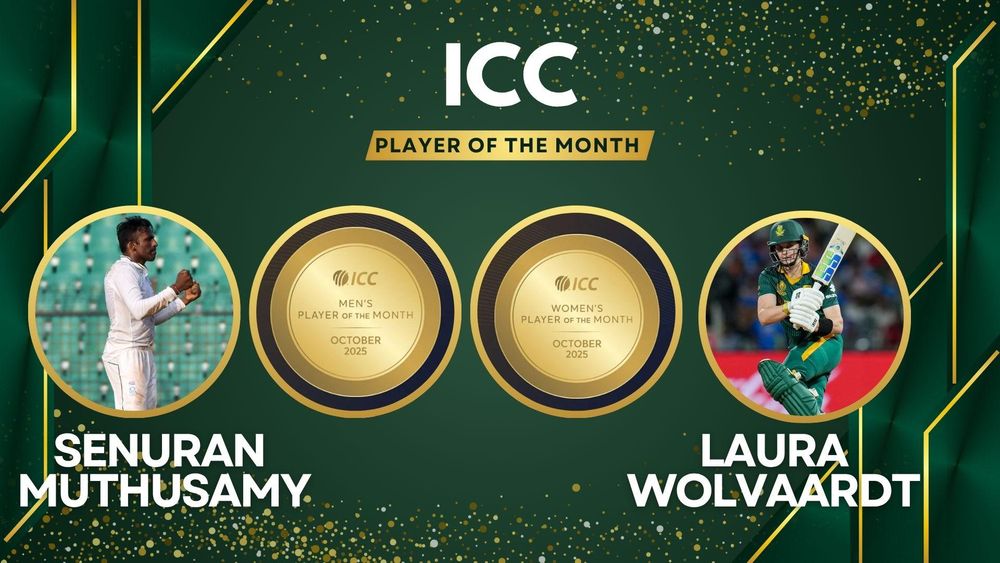 Proteas duo Wolvaardt and Muthusamy named ICC Players of the Month for ...